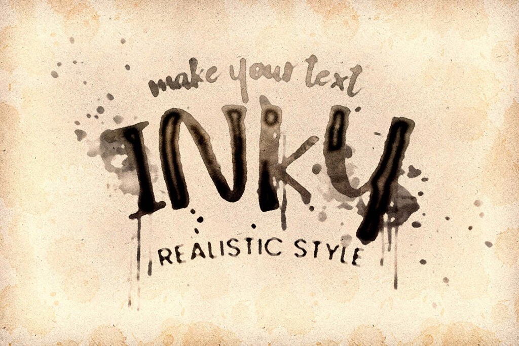 Watercolor & Ink Text & Shape Maker - MasterBundles