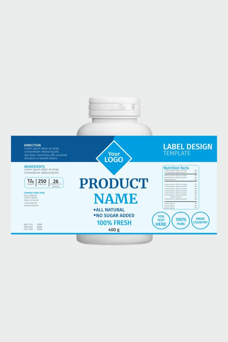 Product Label Design - MasterBundles