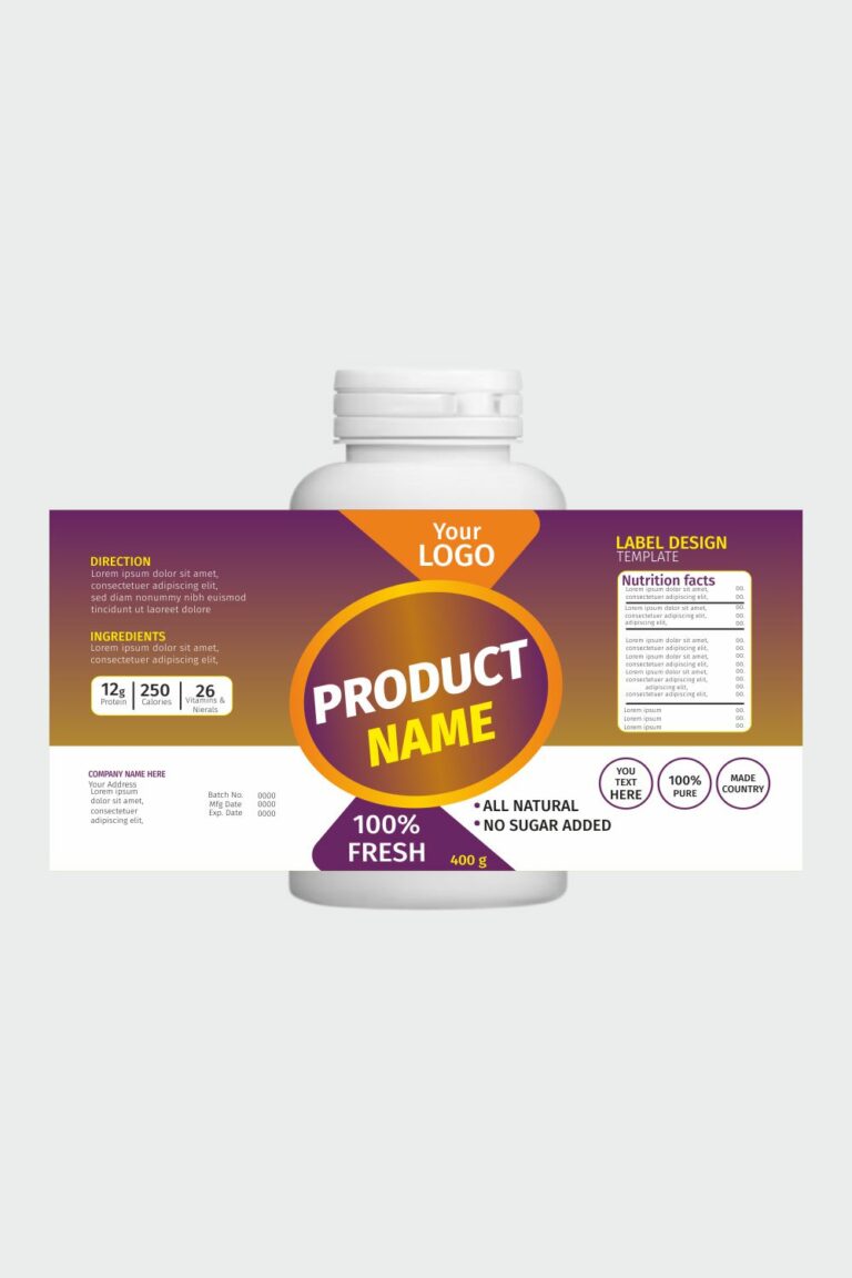 Product Label Design - MasterBundles
