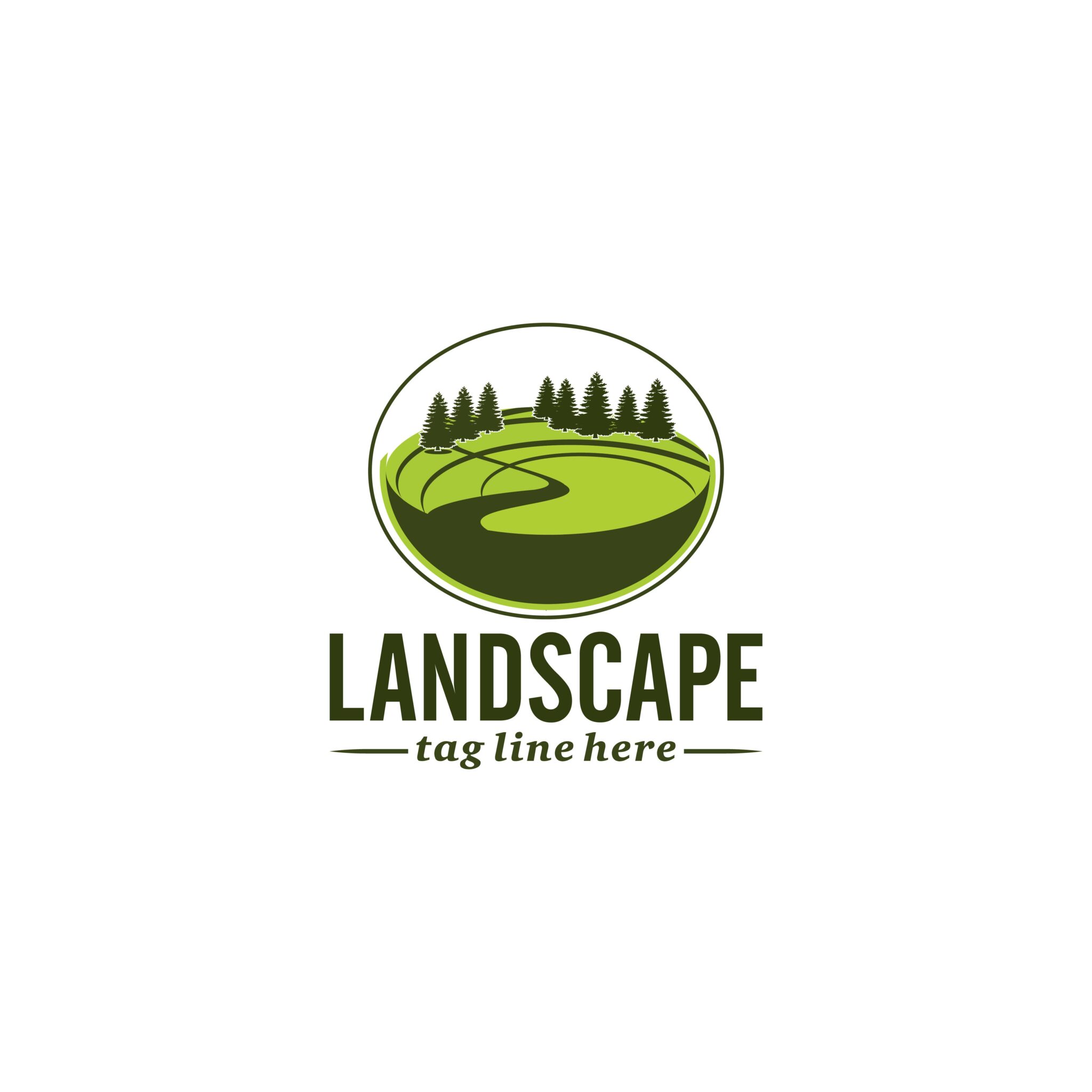 Elegant landscaping logo Design for your business - MasterBundles
