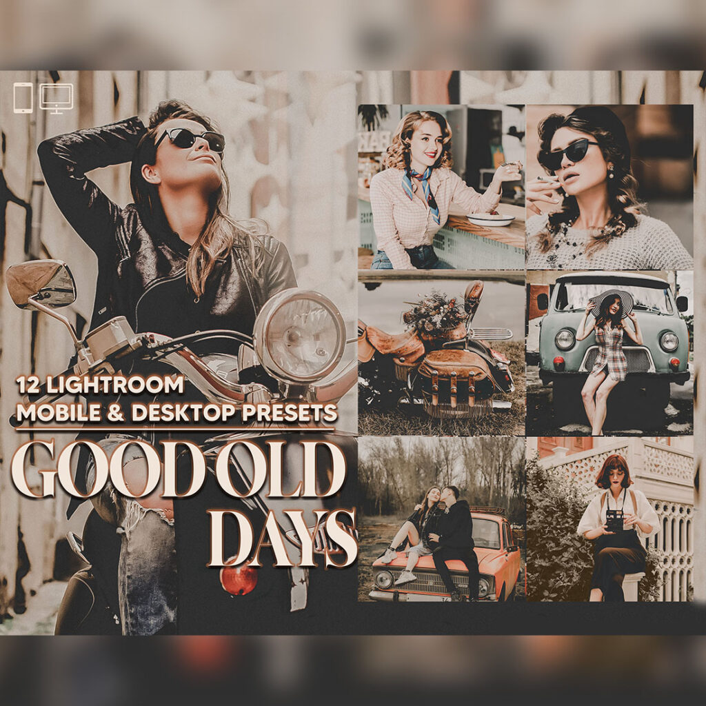 12 Good Old Days Lightroom Presets, Vintage Preset, Autumn Moody ...