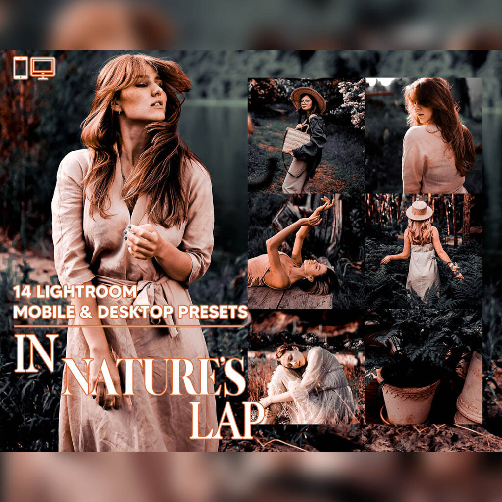 14 In Nature’s Lap Lightroom Presets, Moody Mobile Preset, Natural ...