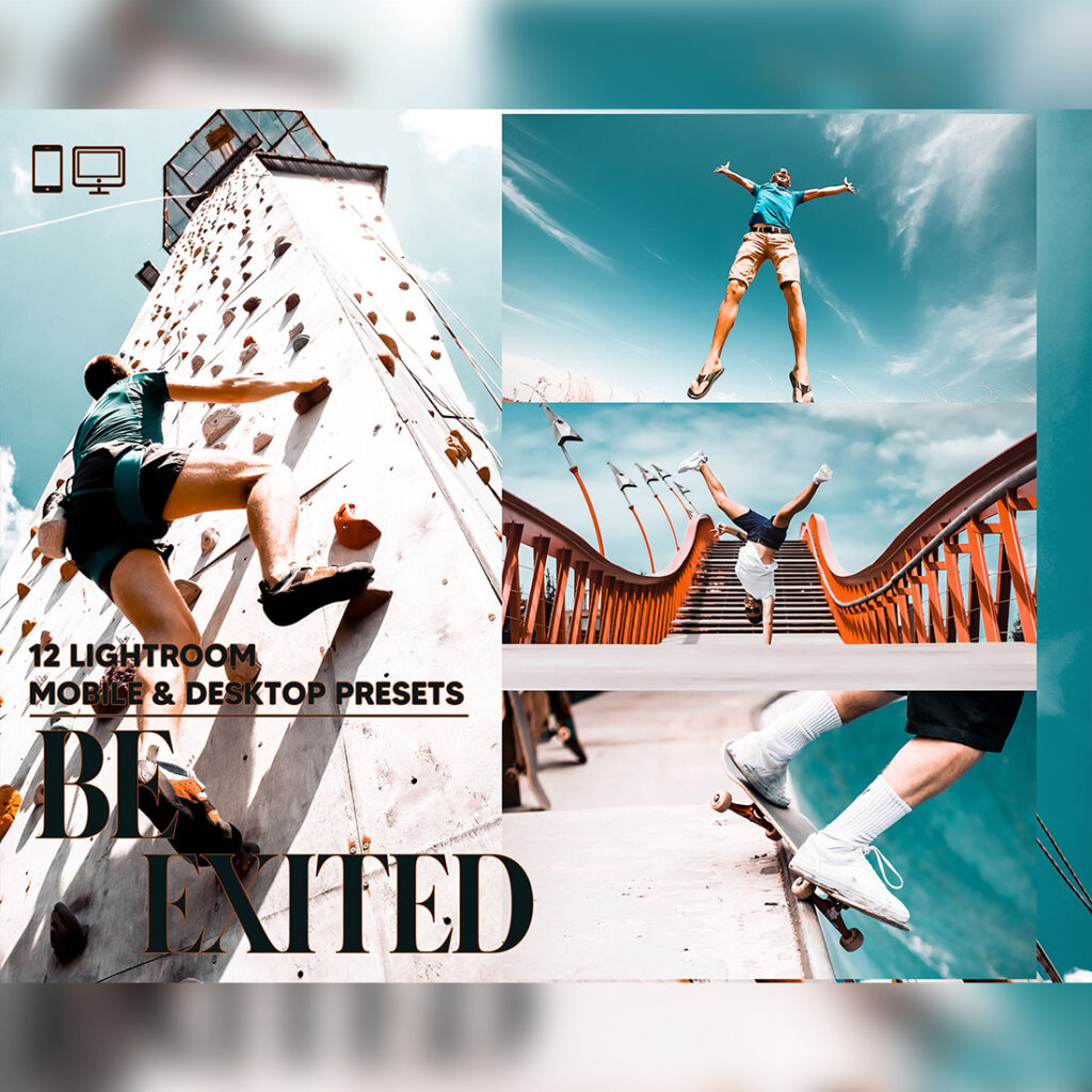 12 Be Exited Lightroom Presets, Game Mobile Preset, Sport Desktop LR ...