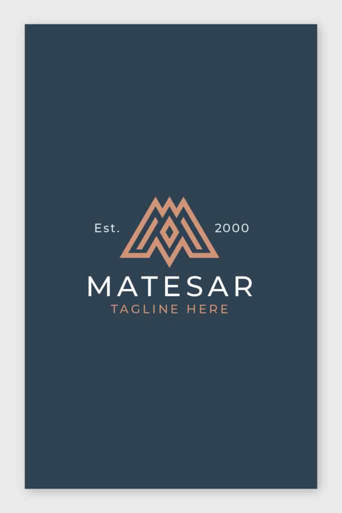 Matesar Letter M Logo - MasterBundles