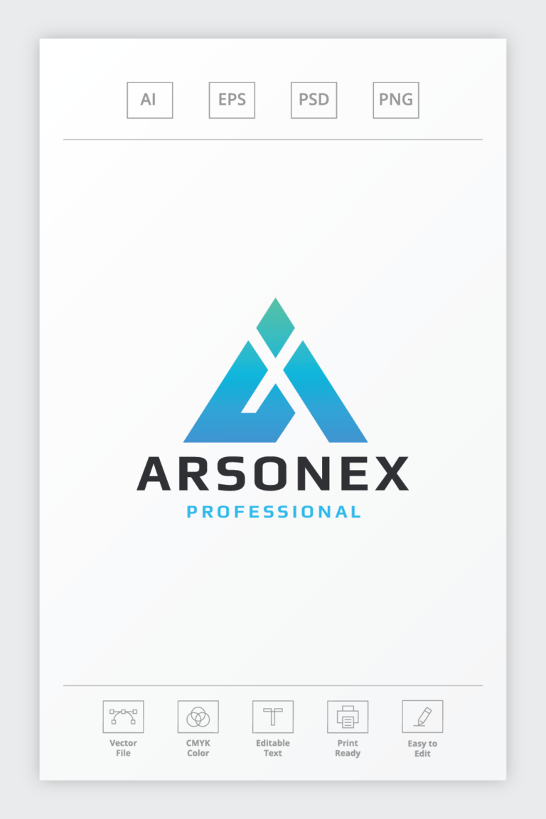 Arsonex Letter A Logo - MasterBundles