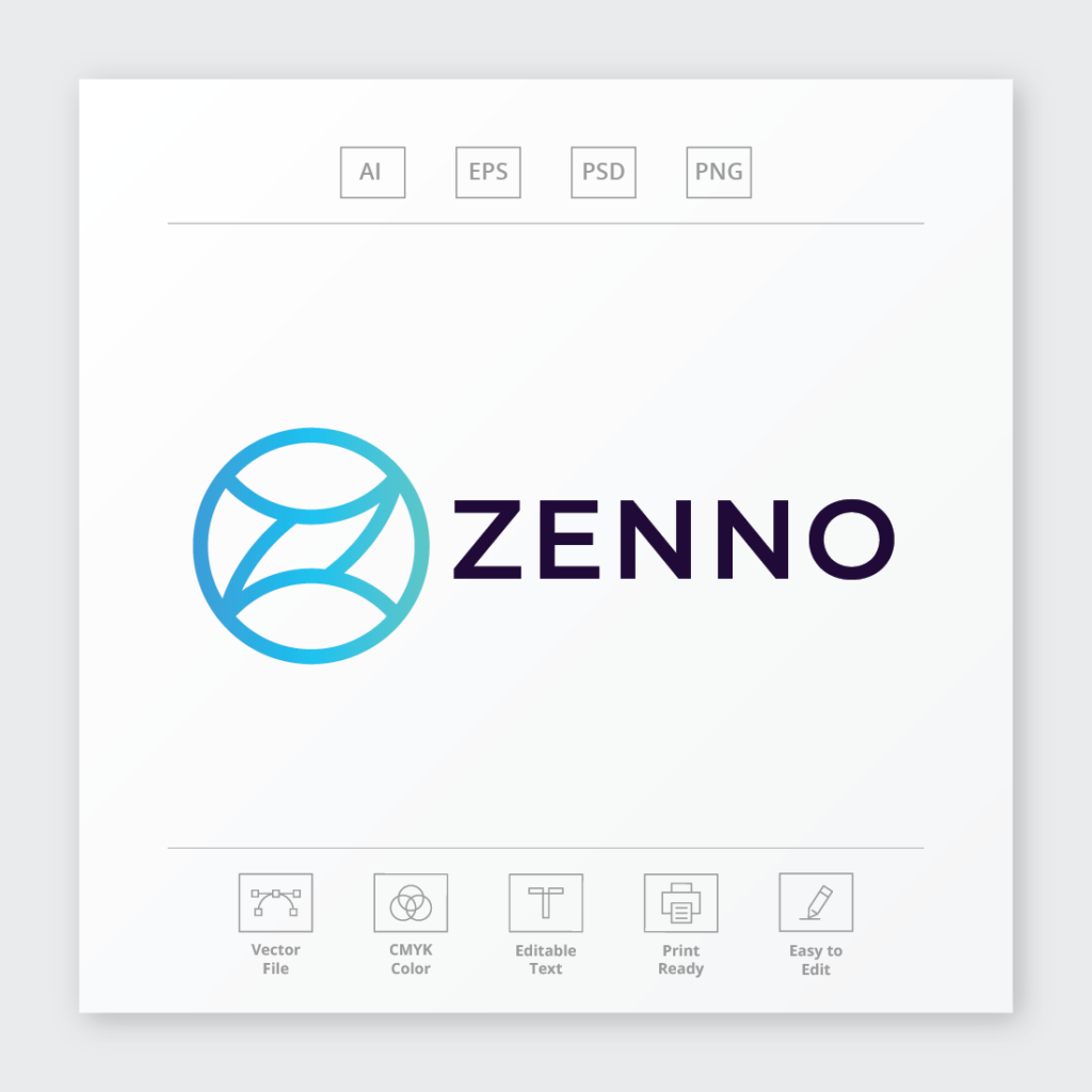 Zenno Letter Z Logo - MasterBundles