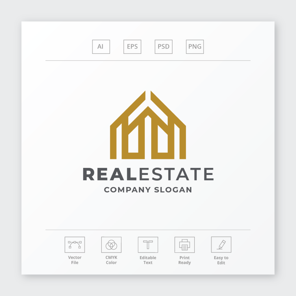 Real Estate Home Expert Logo - MasterBundles