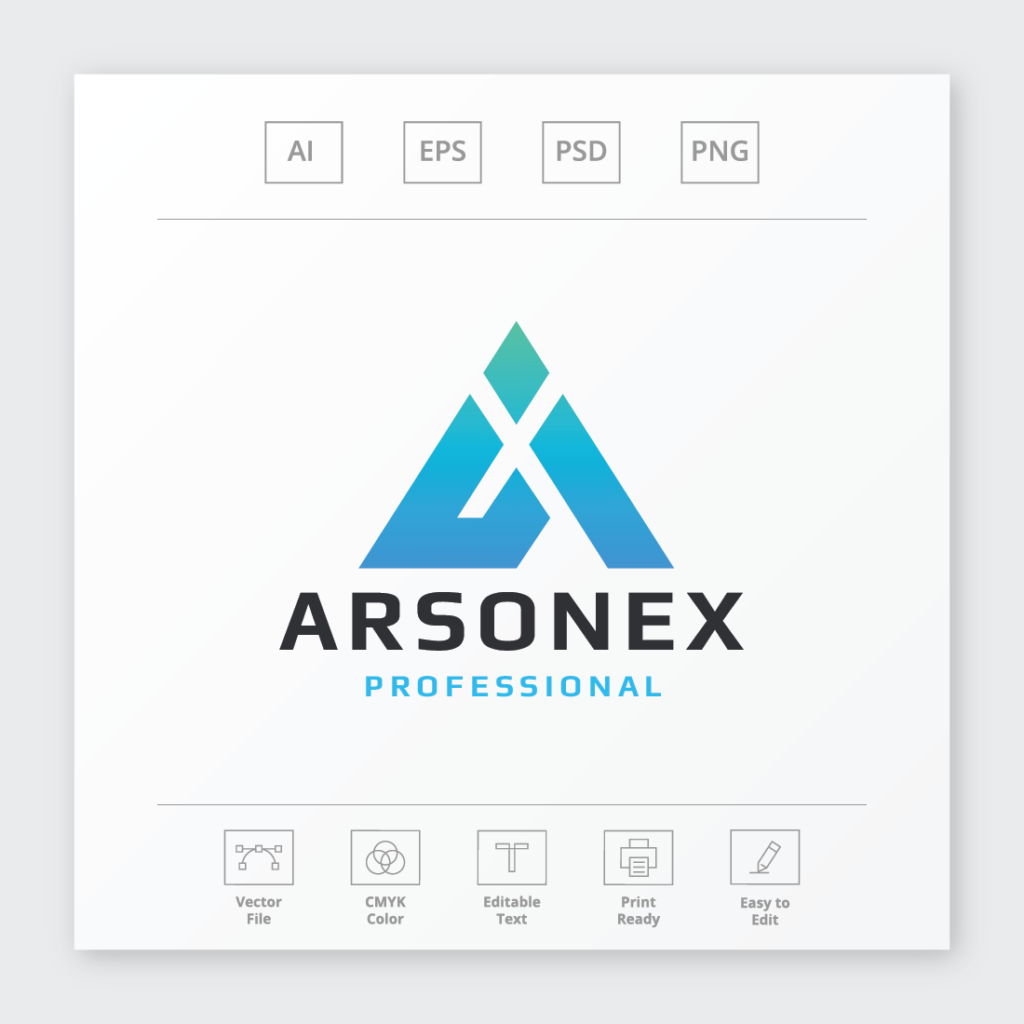 Arsonex Letter A Logo - MasterBundles