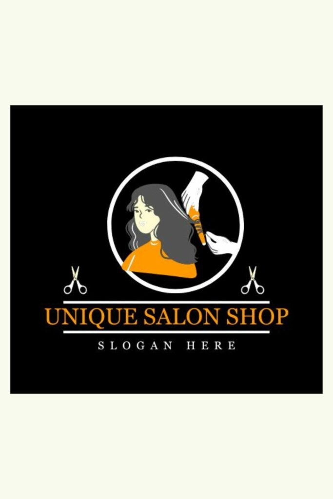 Unique Salon Logo Templates (Editable in Canva!) - MasterBundles