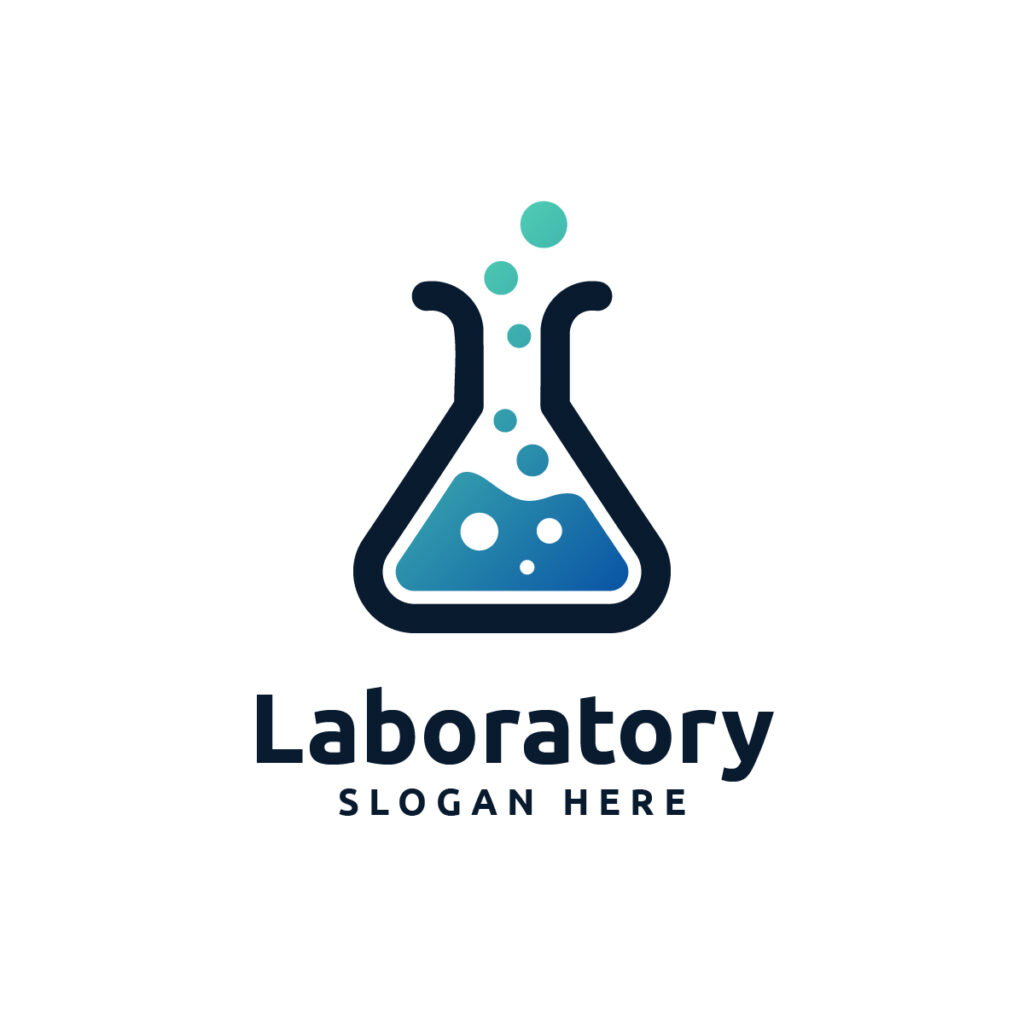 Modern Gradient Laboratory Logo Collection - MasterBundles