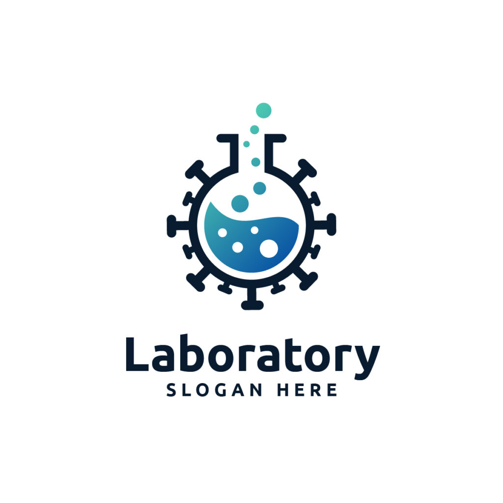 Modern Gradient Laboratory Logo Collection - MasterBundles