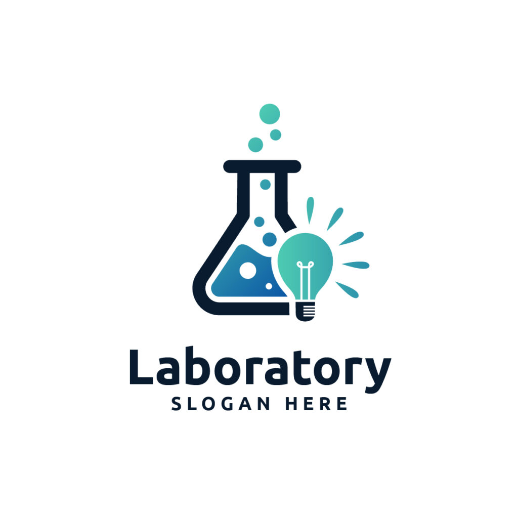 Modern Gradient Laboratory Logo Collection - MasterBundles
