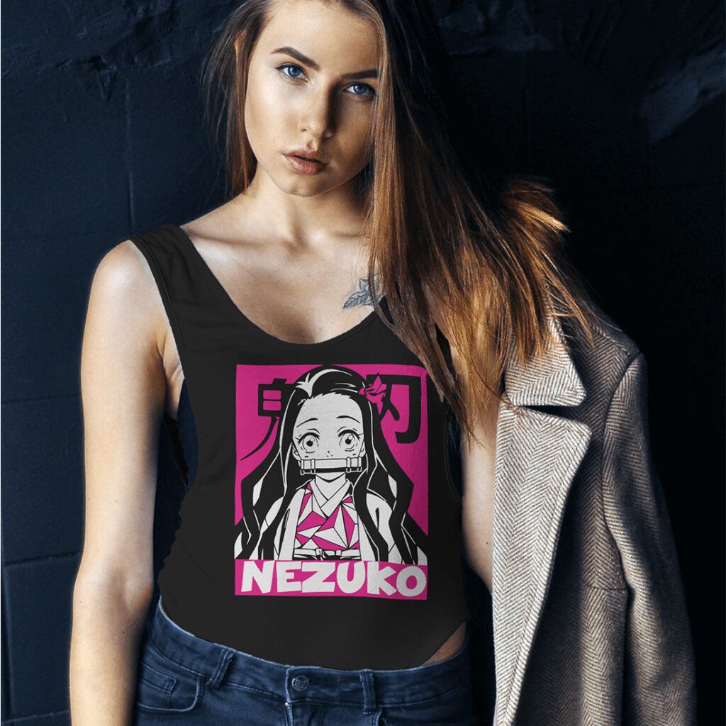 Demon Slayer Nezuko Kamado Anime t-shirt design - MasterBundles
