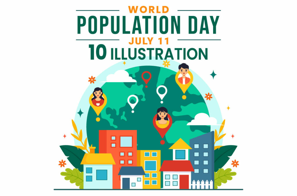 10 World Population Day Illustration - MasterBundles