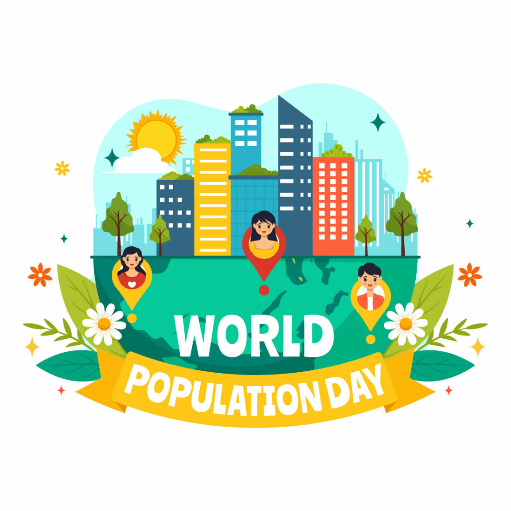 10 World Population Day Illustration - MasterBundles