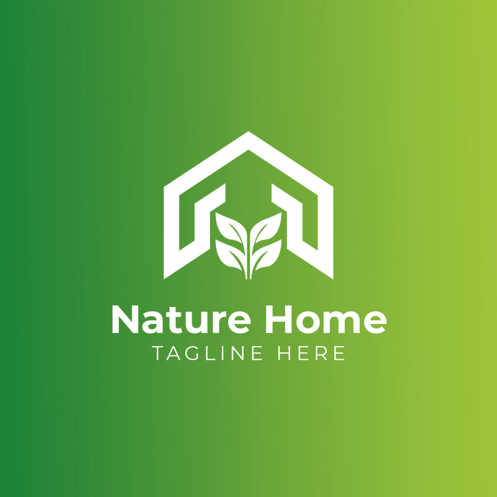 Nature Home Logo Template - MasterBundles
