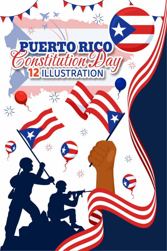12 Puerto Rico Constitution Day Illustration - MasterBundles