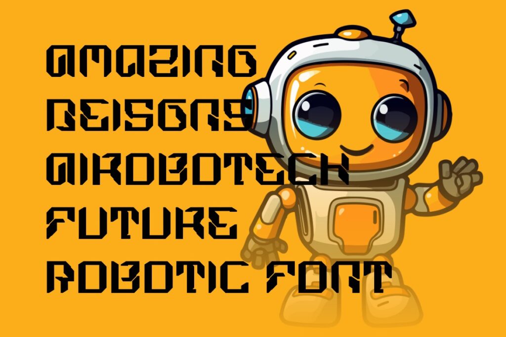 Mechadroid - Future Techno Font - MasterBundles