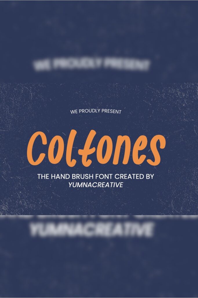 Coltones - Hand Brush Font - MasterBundles