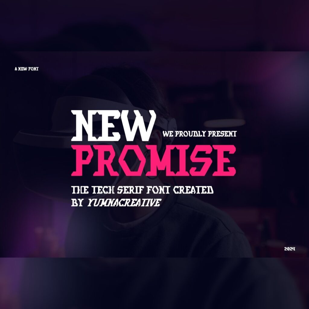 Newpromise - Tech Serif Font - MasterBundles