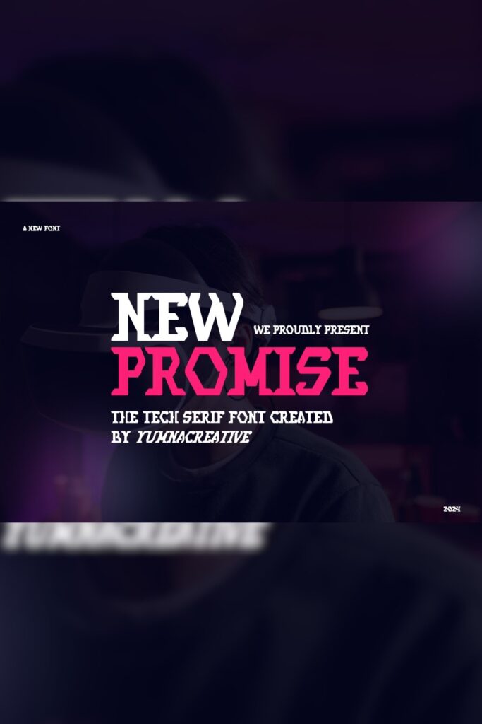 Newpromise - Tech Serif Font - MasterBundles