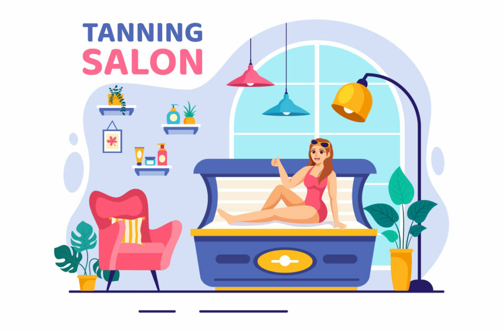 10 Tanning Salon Illustration - MasterBundles