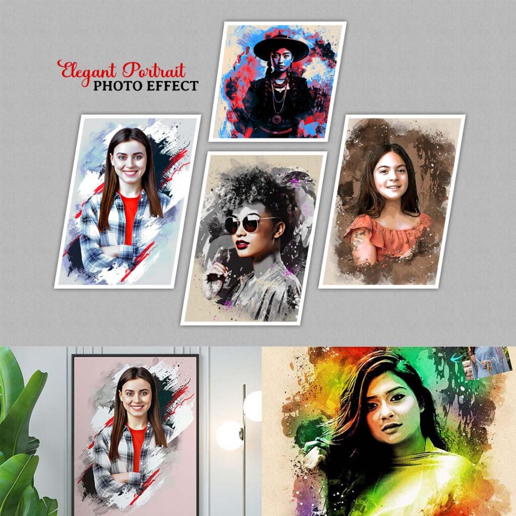 Elegant Portrait Photo Effect - MasterBundles