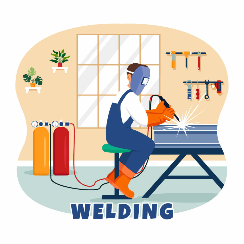 9 Welding Service Illustration - MasterBundles