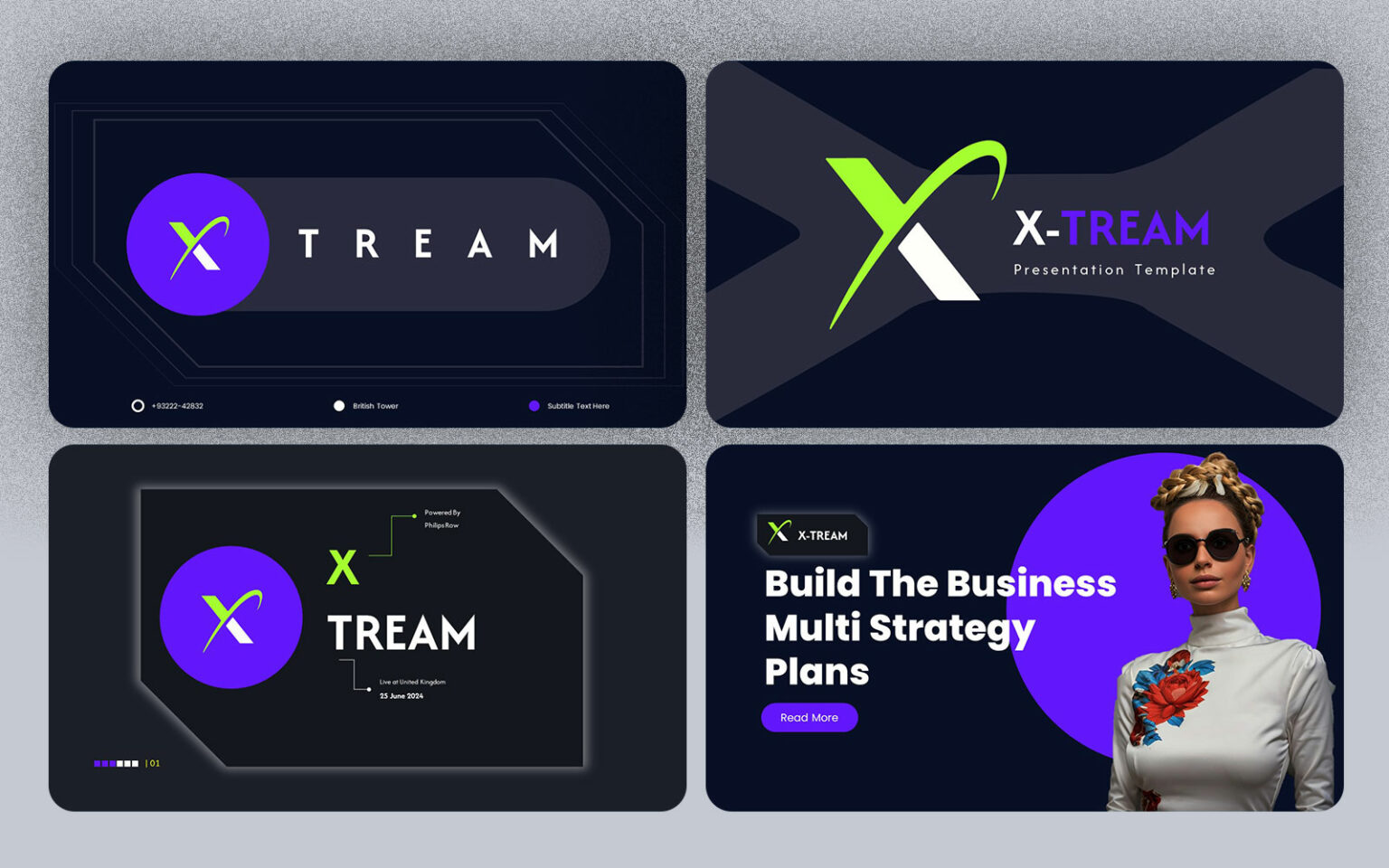 Xtream Business Plan PowerPoint Presentation Template - MasterBundles