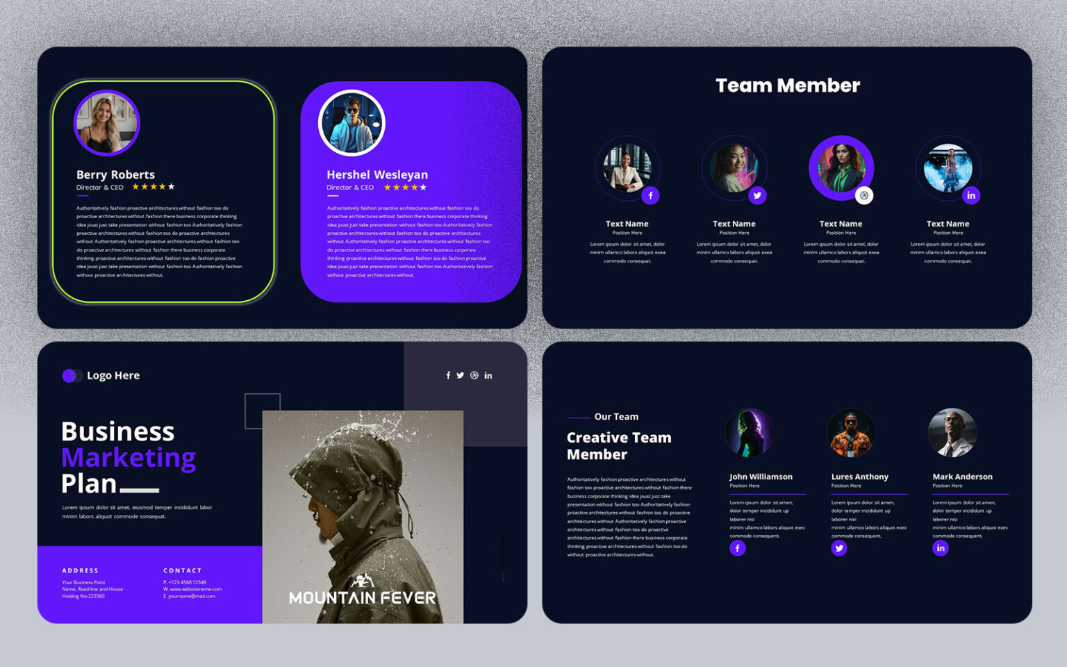 Xtream Business Plan PowerPoint Presentation Template - MasterBundles