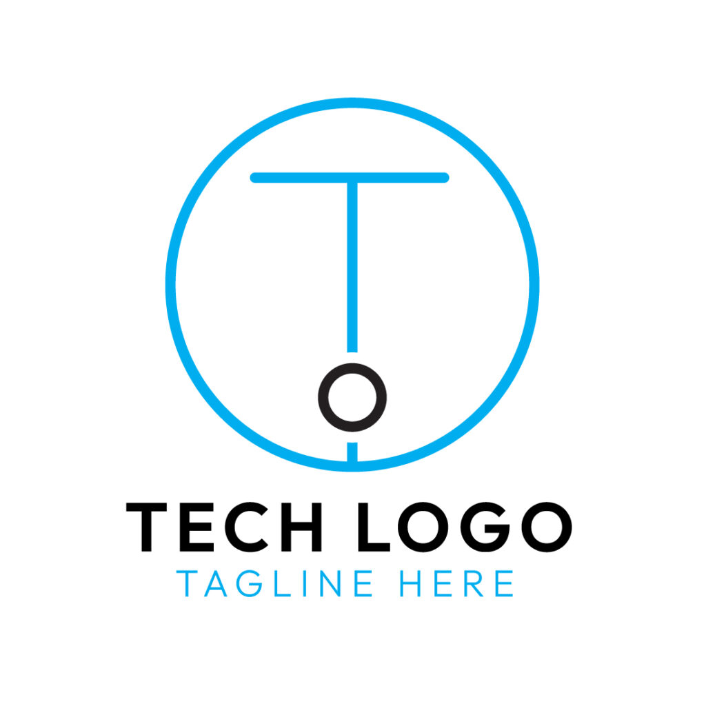 Minimalist Letter T Tech Logo Design Bundle - Master Collection ...