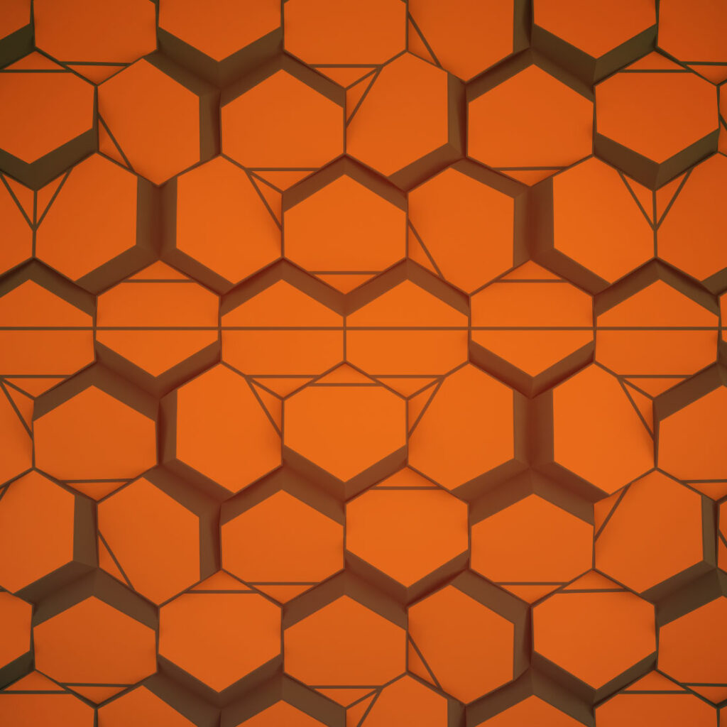 Hexagon Tech Backgrounds - MasterBundles