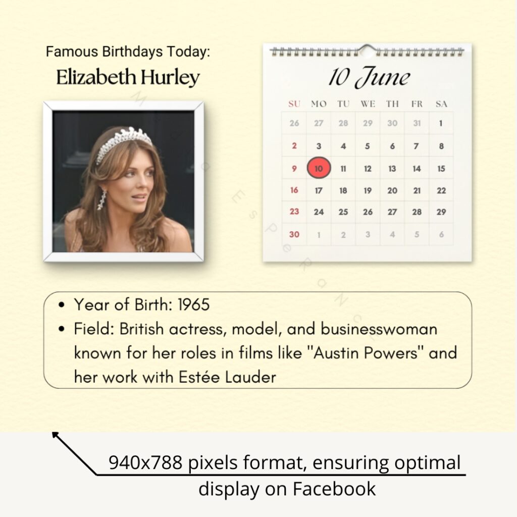 June Celebrations: Iconic Birthdays Social Media Kit | 30 Facebook ...