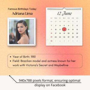 June Celebrations: Iconic Birthdays Social Media Kit |30 Facebook posts ...