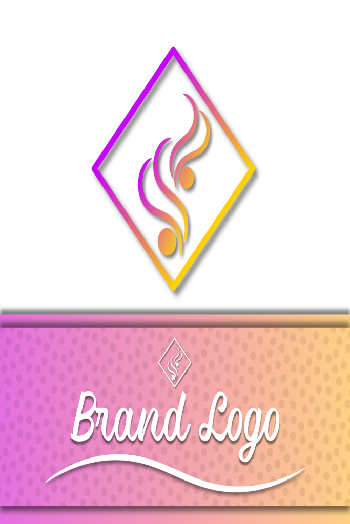 abstract colorful soft logo design - MasterBundles
