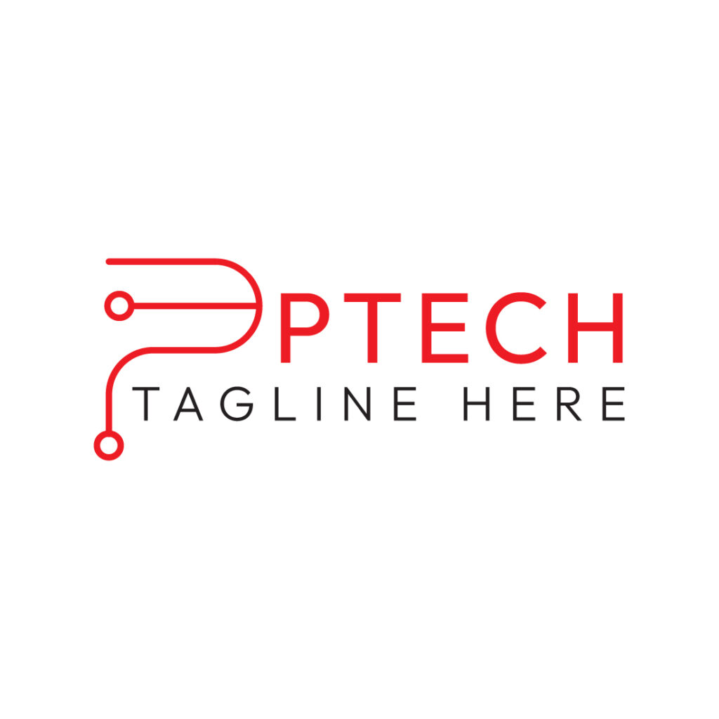 Minimalist Letter P Tech Shop Logo Design Bundle - Master Bundle ...