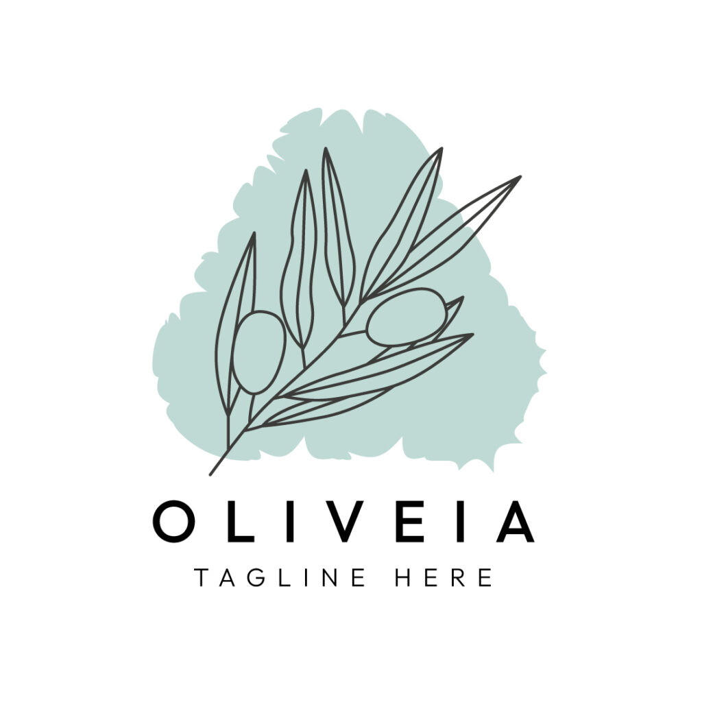 Minimalist Olive Tree Logo Design Bundle | Master Collection ...