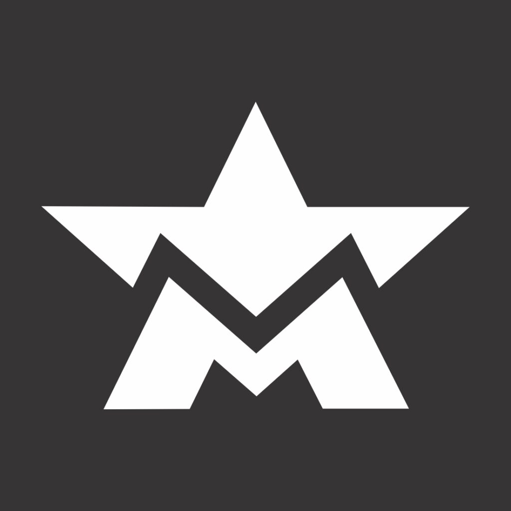 Corporate Letter M Star Logo - MasterBundles