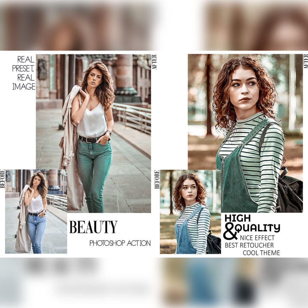 12 Photoshop Actions, Brown & Green Ps Action, Moody ACR Preset, Warm ...