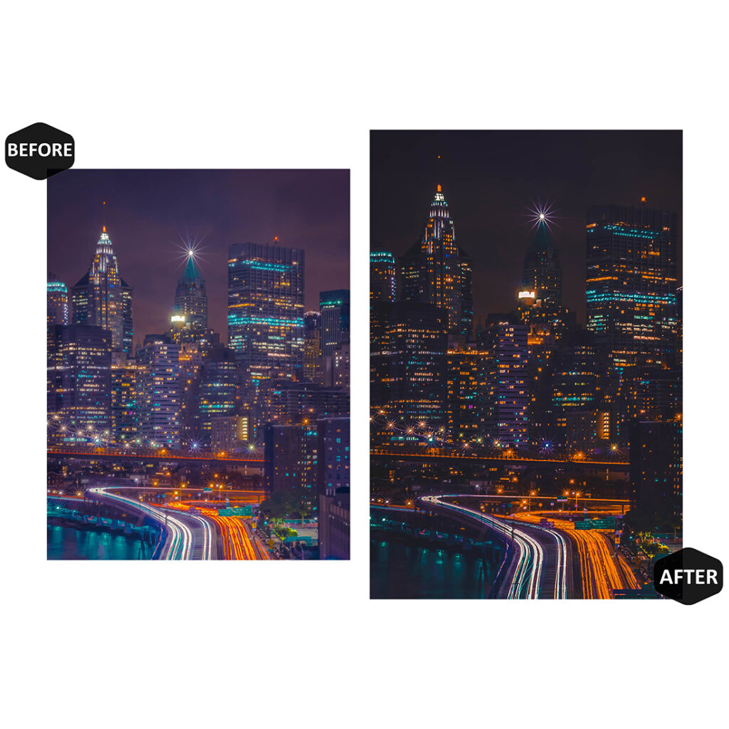 12 Photoshop Actions, City At Night Ps Action, Moody Urban ACR Preset ...