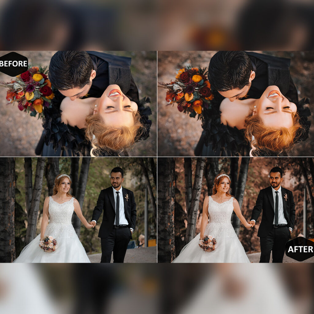 12 Photoshop Actions, Autumn Wedding Ps Action, Fall ACR Preset, Bridal ...
