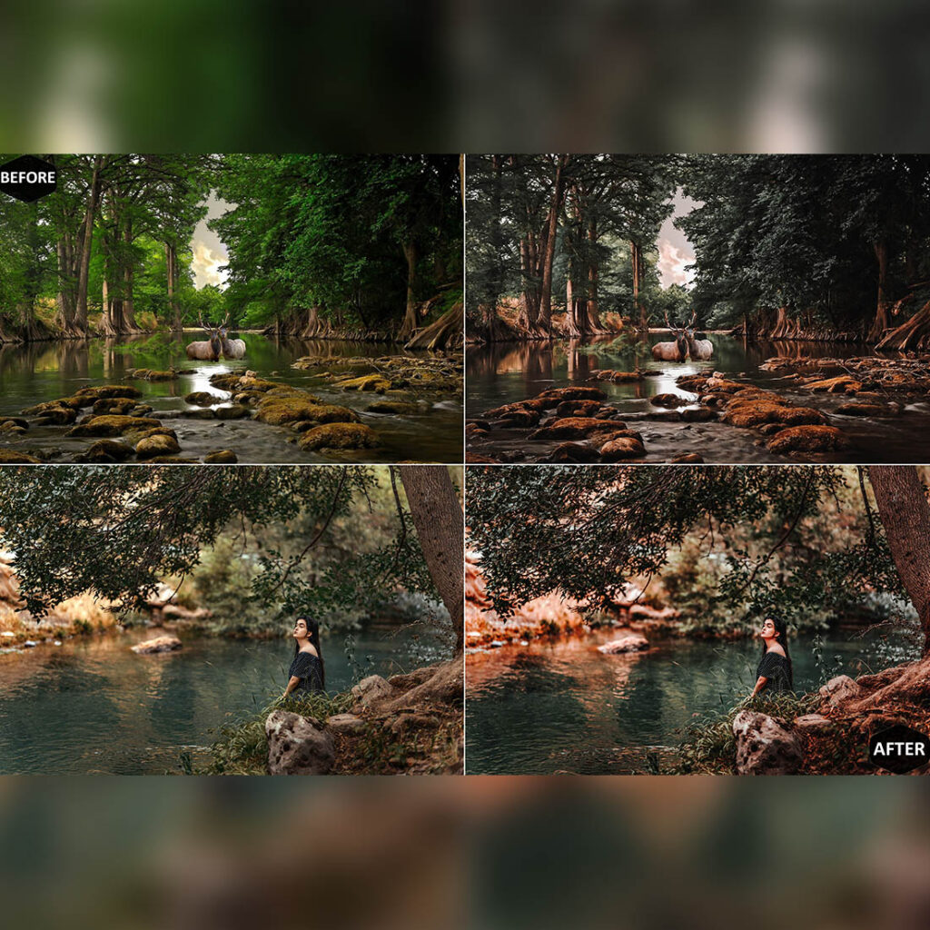 12 Photoshop Actions, A Touch Of Nature Ps Action, Fall ACR Preset ...