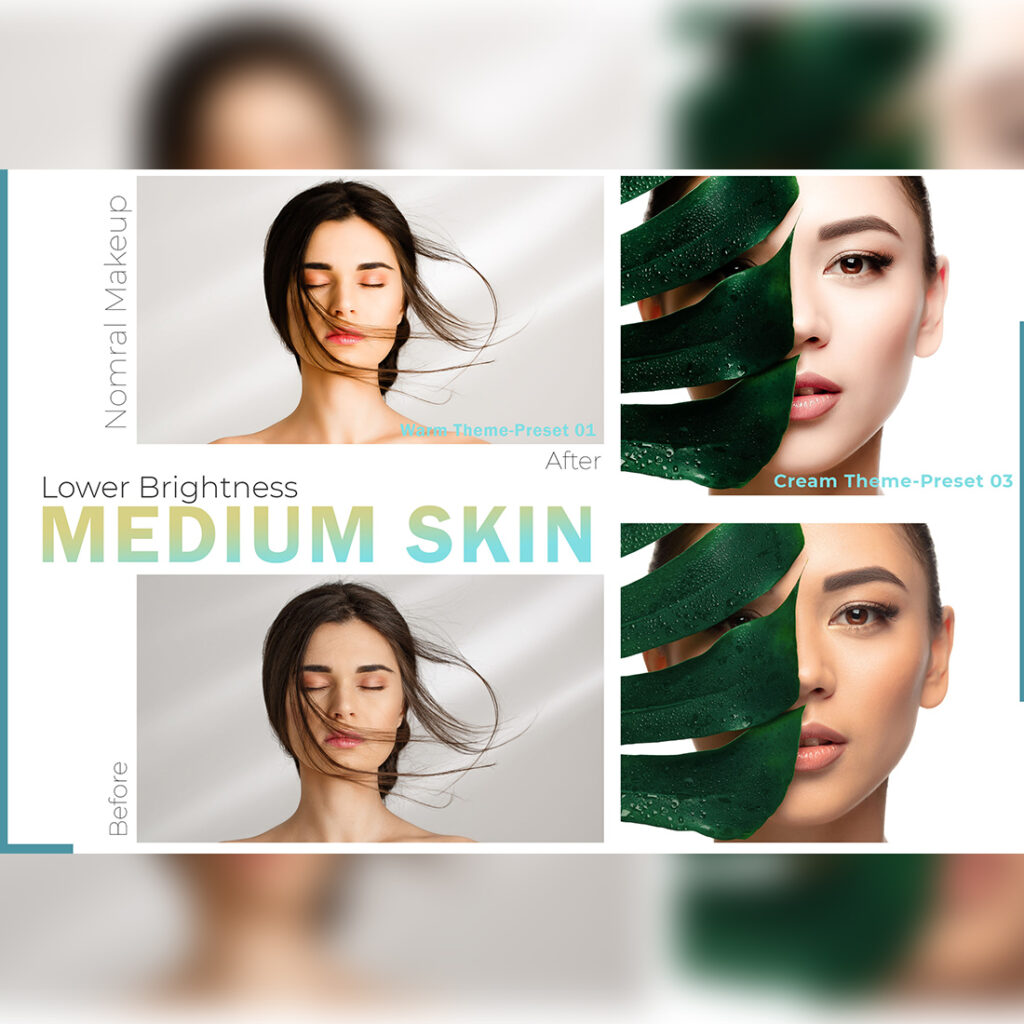 16 Photoshop Actions, Beauty Kit Ps Action, Perfect Skin ACR Preset ...