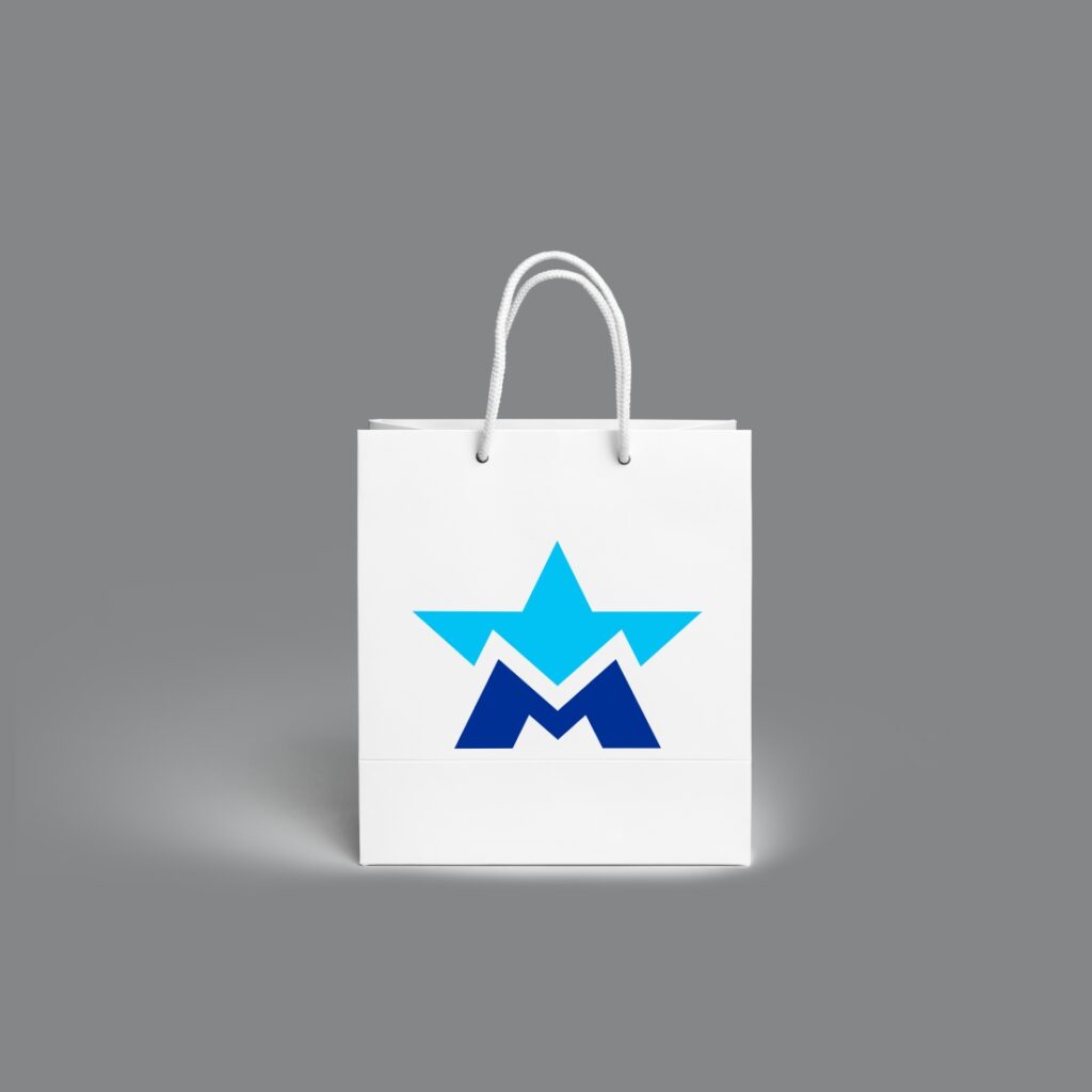 Corporate Letter M Star Logo - MasterBundles