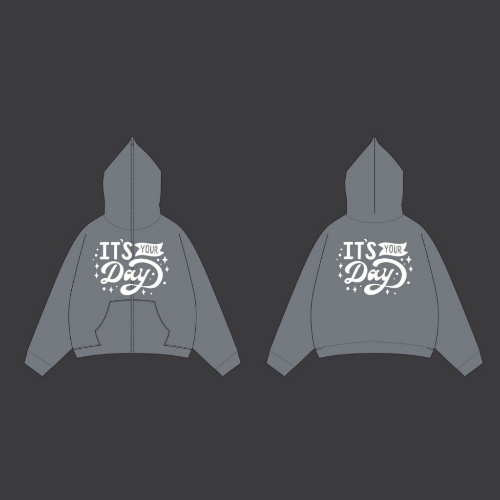 Streetwear Vector Full Zip Mockup Up Hoodie Template Sweatshirt Mockup ...