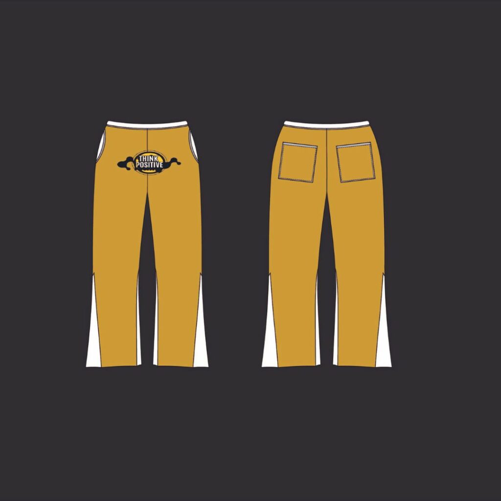 Streetwear Vector Tech Pack Flared Joggers Mockup Illustrator Procreate ...