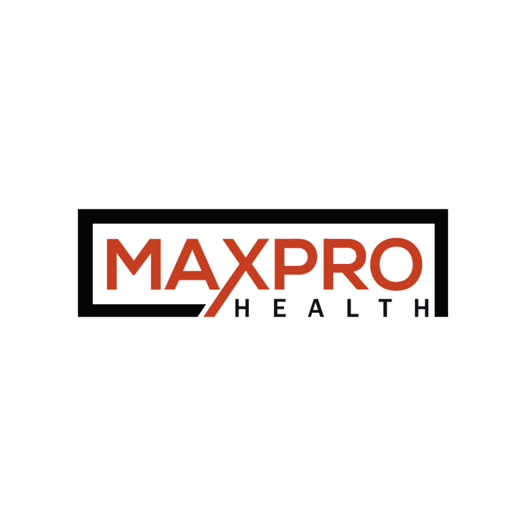 Professional Health Care logo design vector icon. Maxpro Health care ...