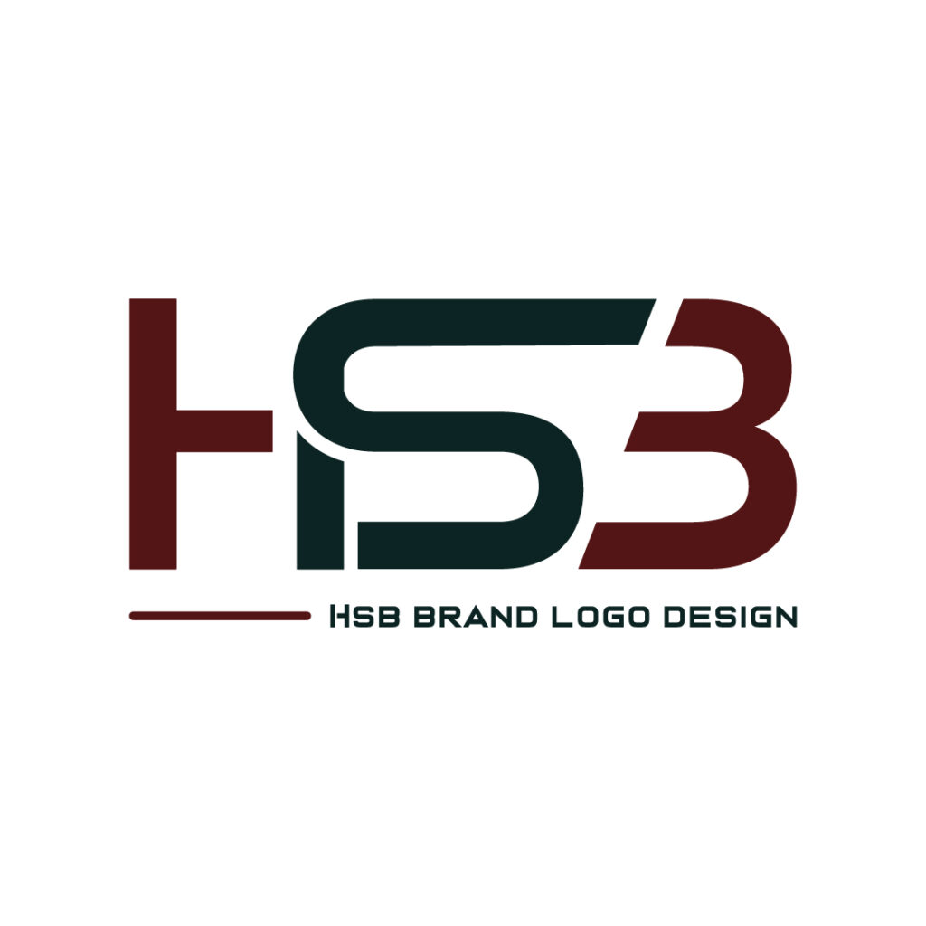 Initials HSB letters logo design vector images. HSB logo monogram icon ...