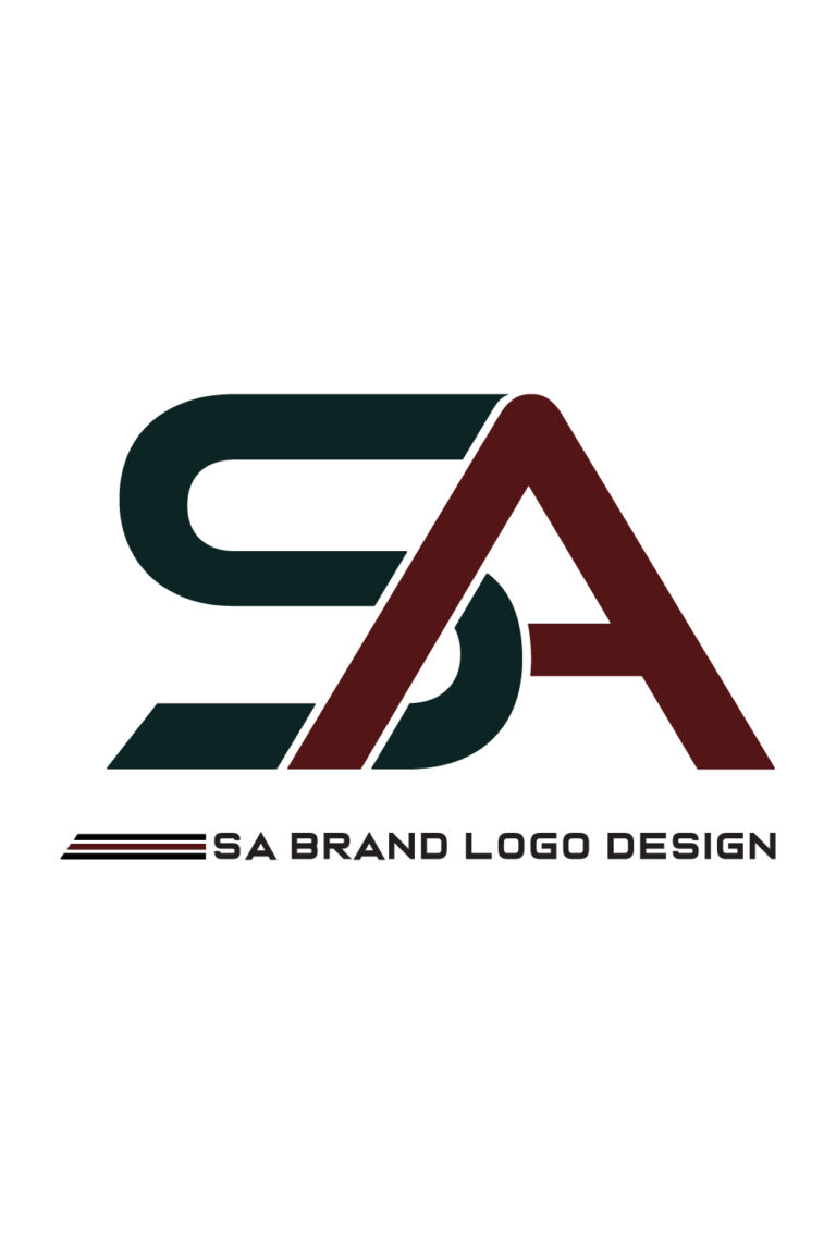 Initials SA letters logo design vector icon. AS letters logo monogram ...