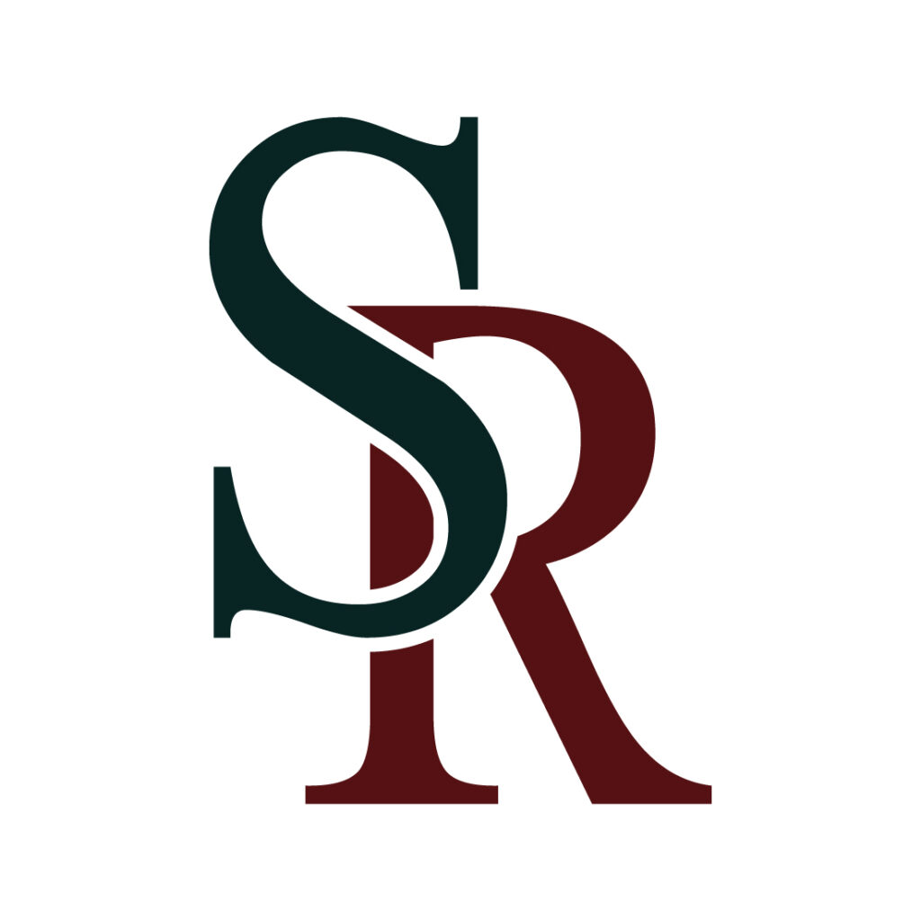 Initials SR letters logo design vector images. SR logo design template ...